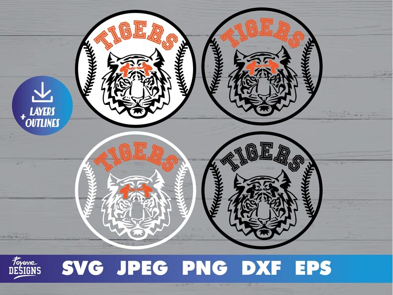 Tigers Mascot SVG Tigers Baseball SVG Tiger Shirt Design - Etsy