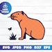 Capybara SVG File | Capybara Clipart | Capybara Digital Download ...