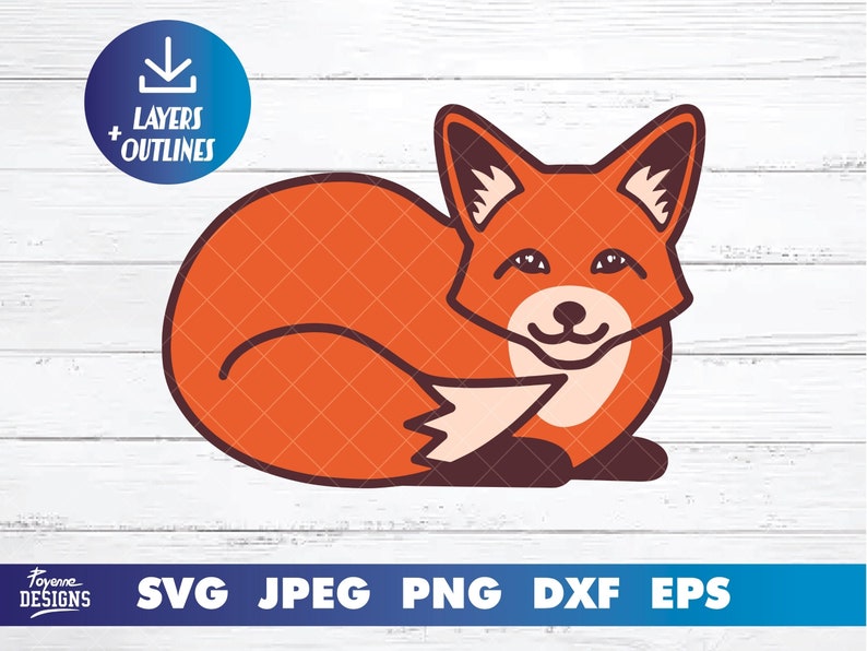 Fox Svg | Fox Shirt | Woodland Animals Svg | Forest Svg | Layer Fox Svg ...