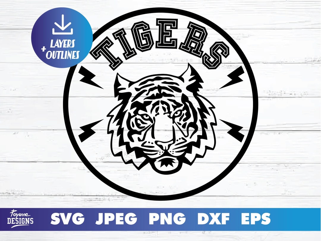Tigers SVG | Baseball SVG | Tigers Mascot SVG | Baseball Clipart ...