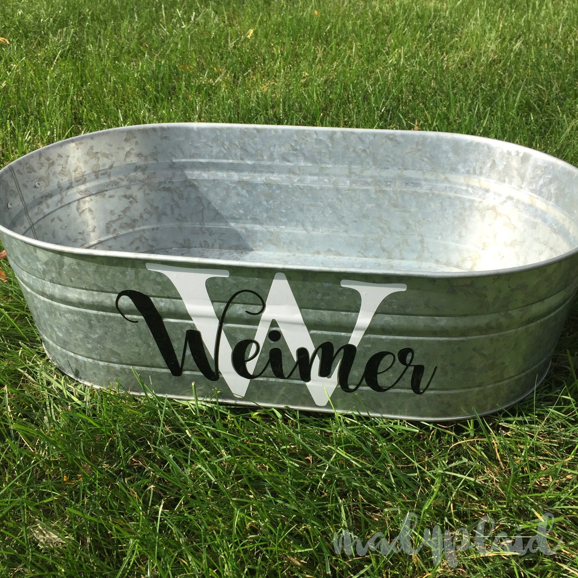 Custom Party Tub / Custom Beverage Tub / Custom Galvanized Tub - Etsy