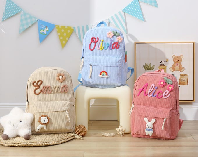 Custom Kids Backpack-preschool Backpack,personalized Kid Backpack ...