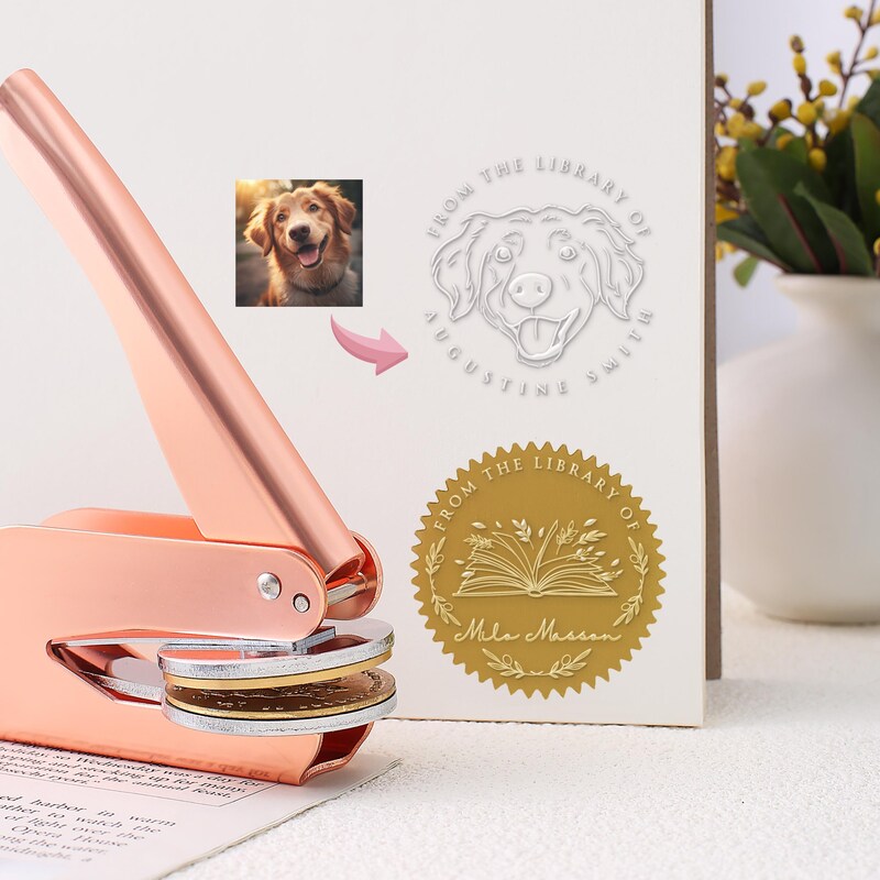 Book Embosser - Etsy