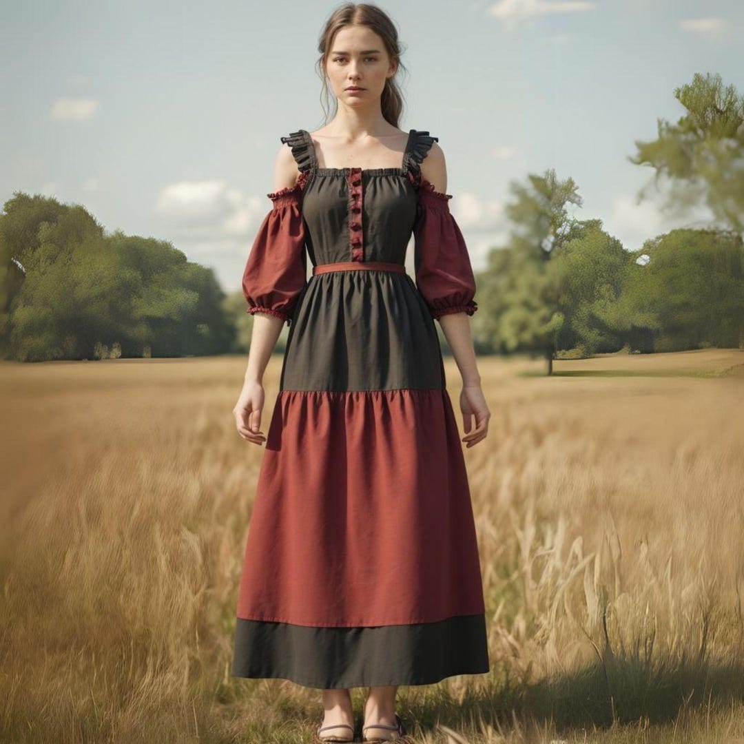 Off Shoulder Women Princess Dress for Ren Fair | Victorian Renaissance ...