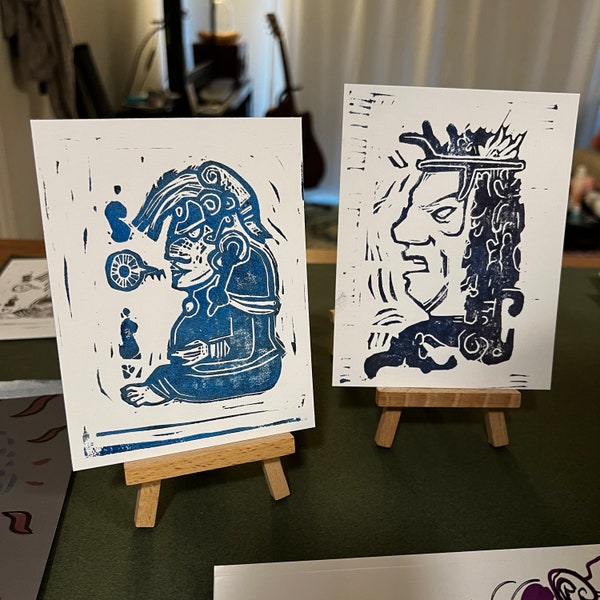 Hand Pulled Prints - Etsy