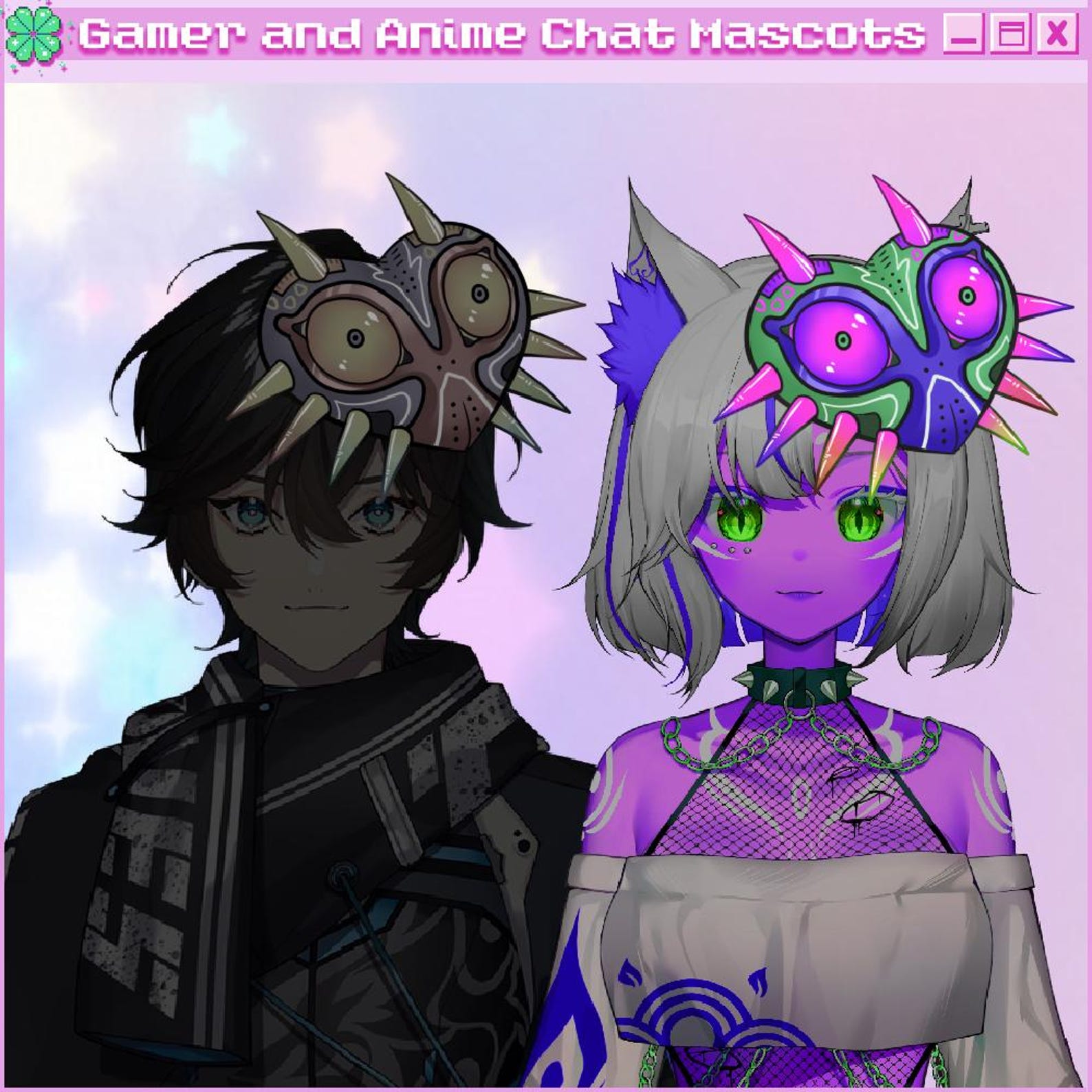 RPG Gamer Anime Stream Asset Pack – PNG Bundle for Twitch, Discord ...
