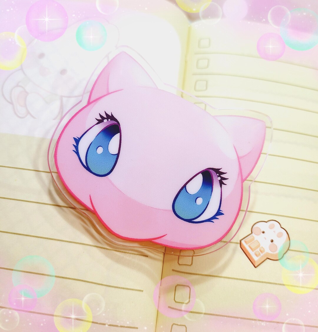 BIG Mew Acrylic Clip – Pokémon-inspired Paper Holder – Double-sided ...