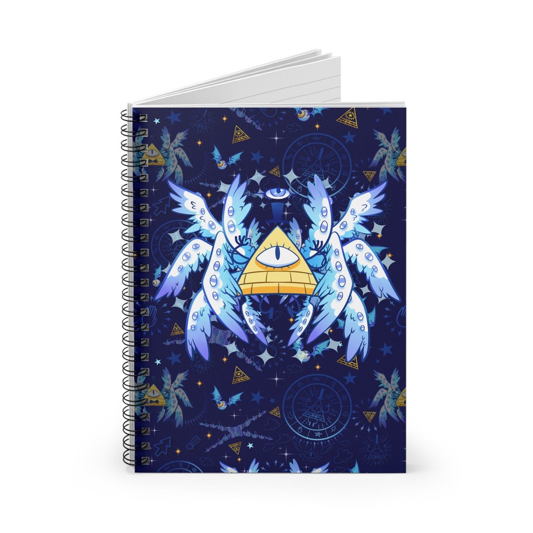 Biblically Accurate Bill Cipher Cosmic Spiral Bound Notebook - Etsy
