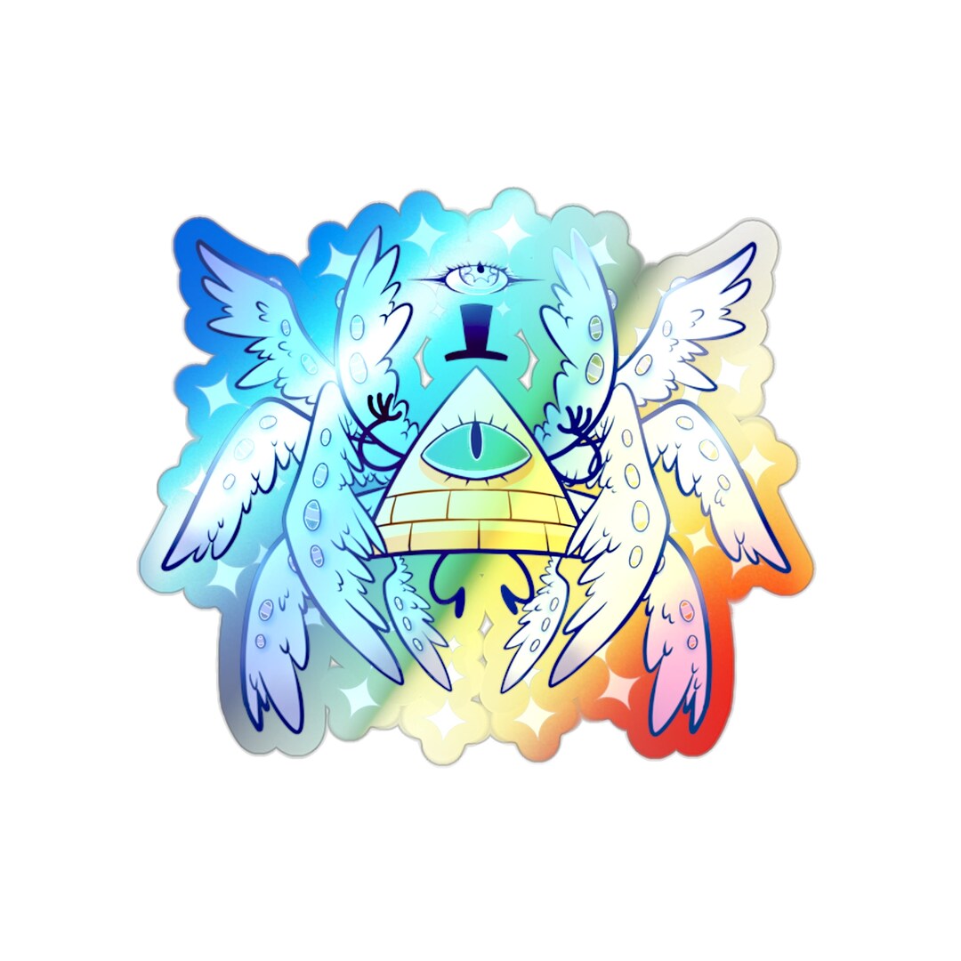 Bill Cipher the All-seeing Eye Rainbow Holographic Sticker - Etsy