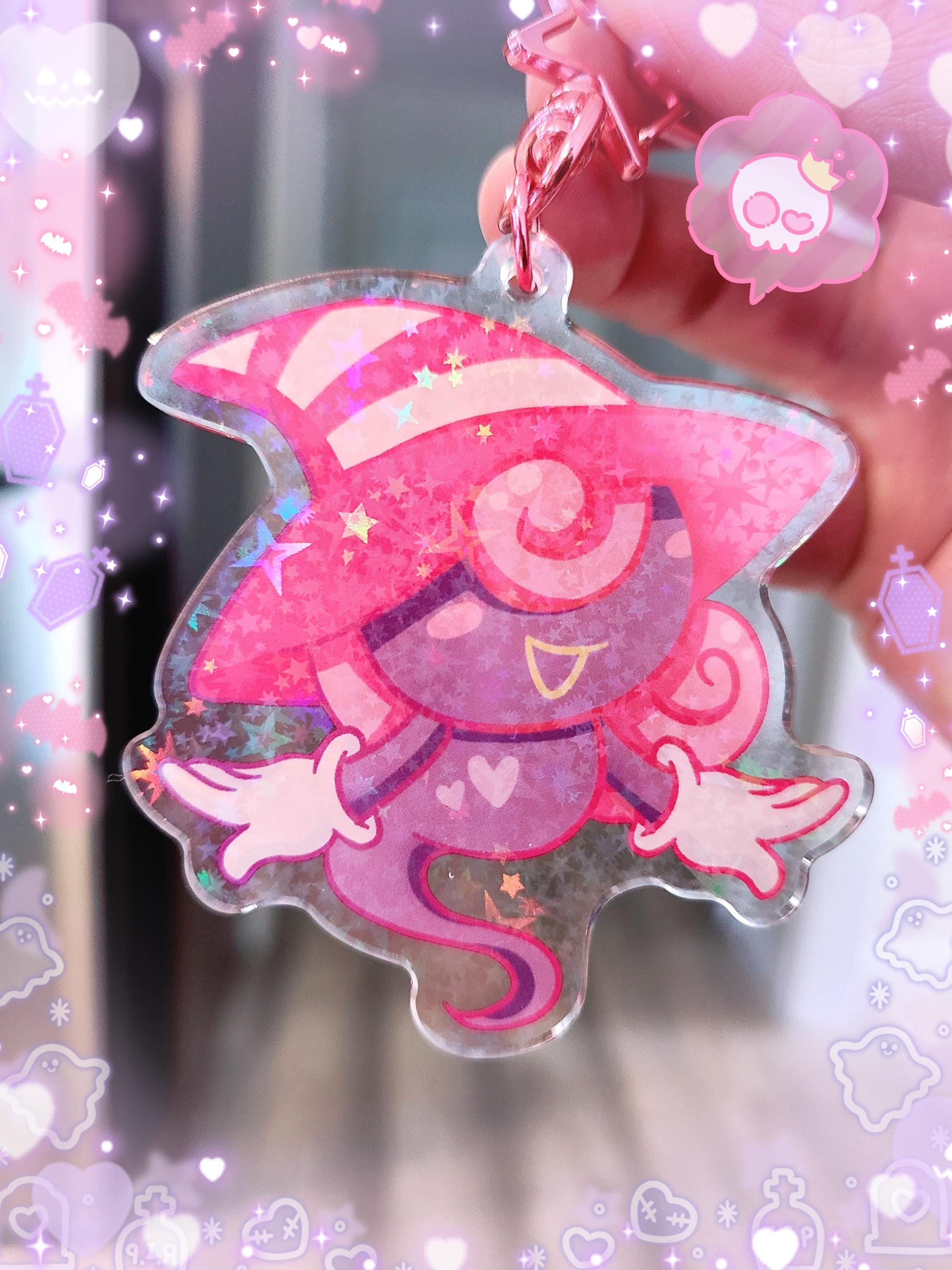 Vivian Keychain 2.5" Holographic – Paper Mario - Cute Purple Witch ...