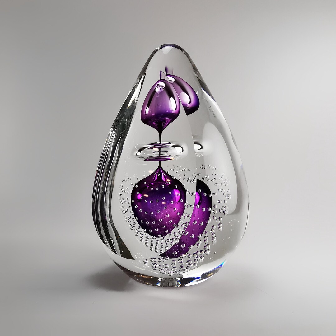 Handmade Glass Sculpture – Modern Glass Art – Decorative Art Piece ...