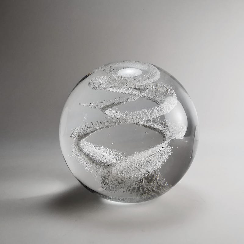 Glass Solid Sculpture - Etsy UK