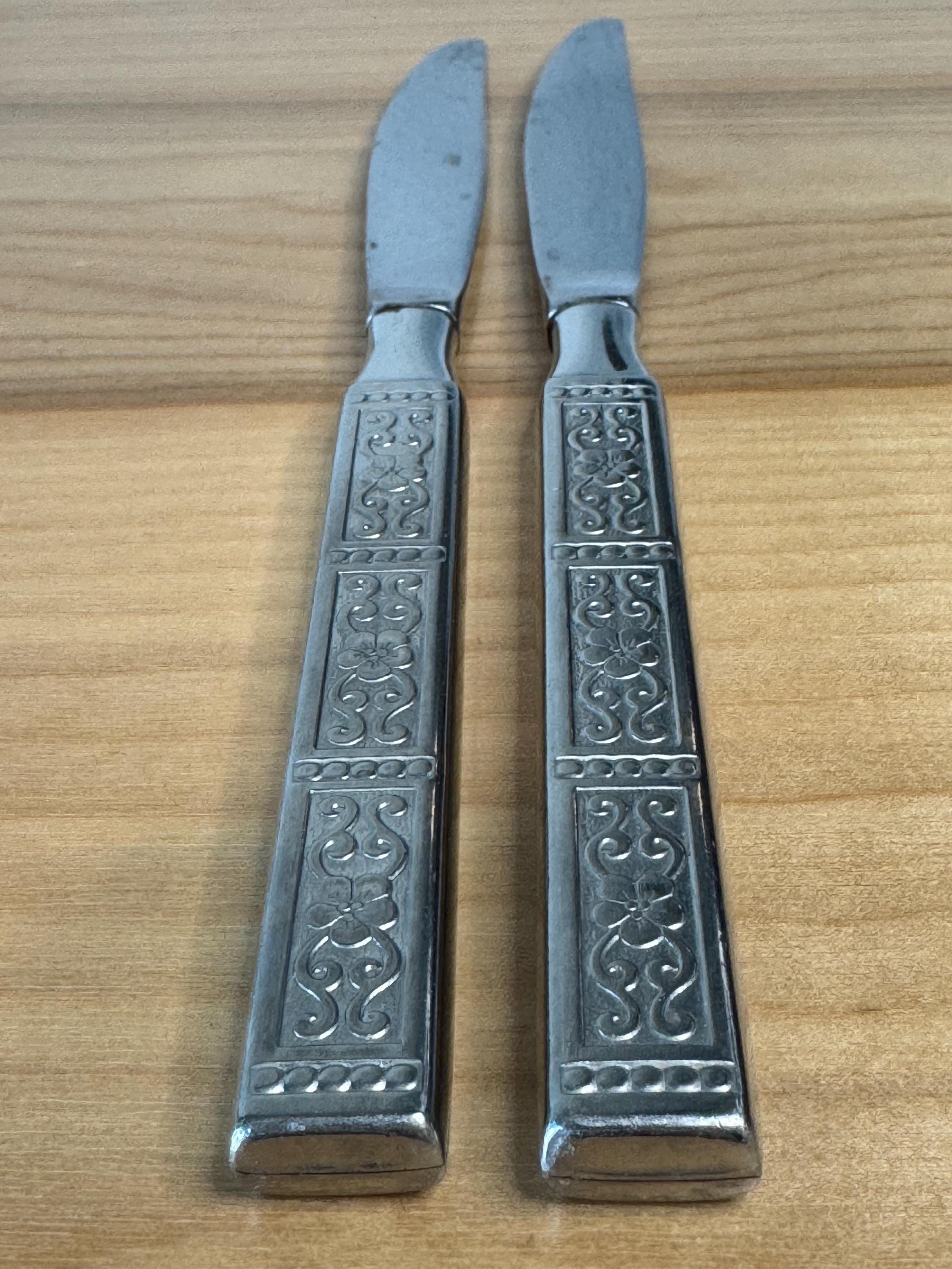 Vintage Oneida Isabella Community Stainless Flatware Sets Mcm Oneida 1352