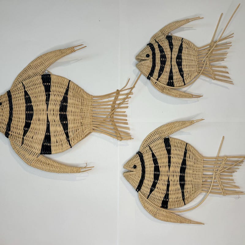 Rattan Wall Decor - Etsy