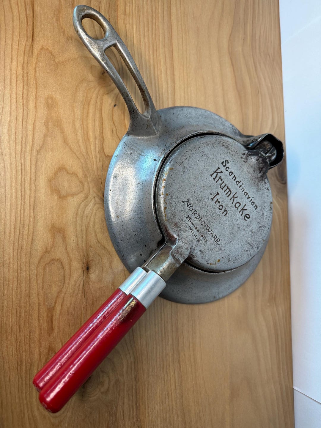 Traditional Scandinavian Krumkake Iron Nordicware Norwegian Waffle ...