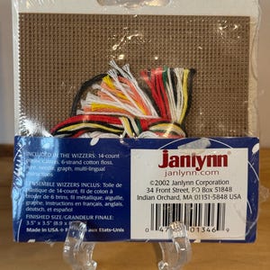 Pair of Christmas Cross Stitch Packets - Santa Cross Stitch - Wizzlers ...