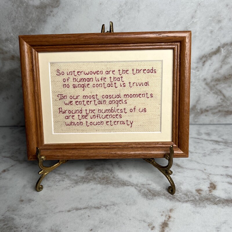 Embroidered Quote - Etsy