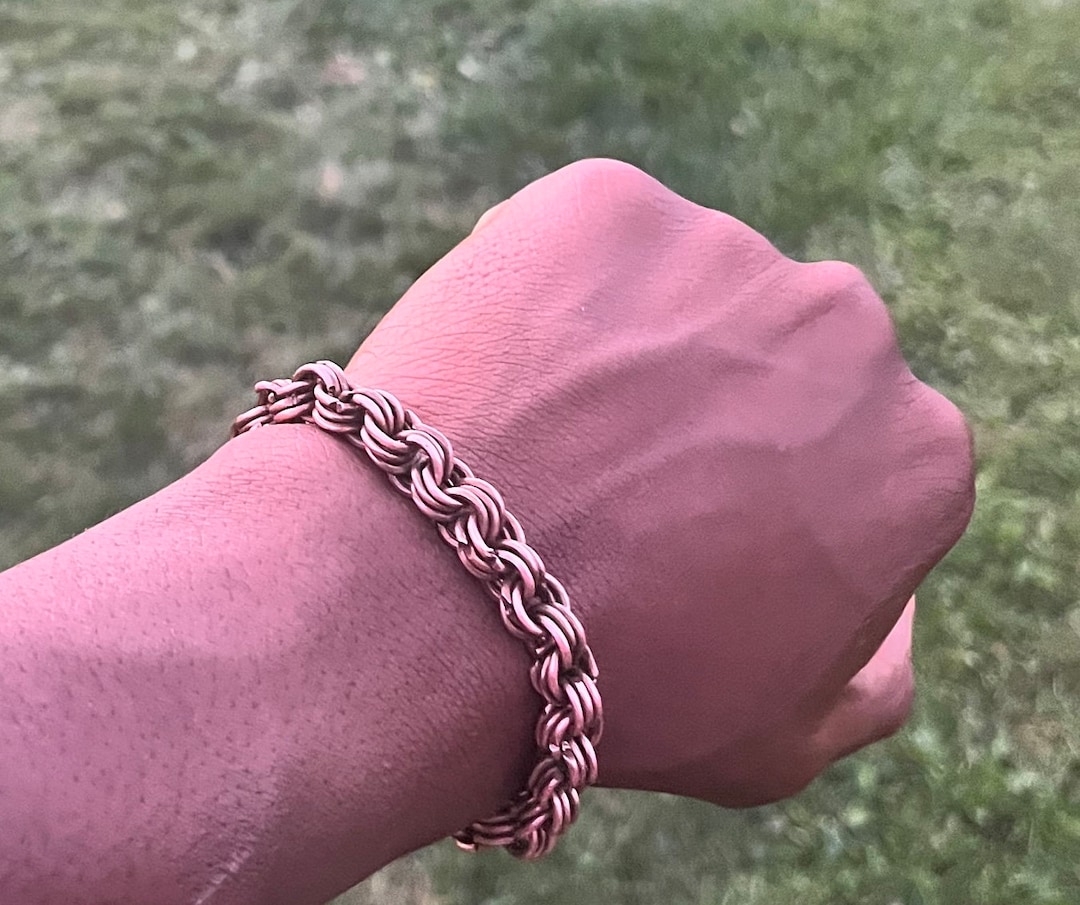Copper Link Bracelet,100% Authentic Copper Link Bracelet, Copper ...
