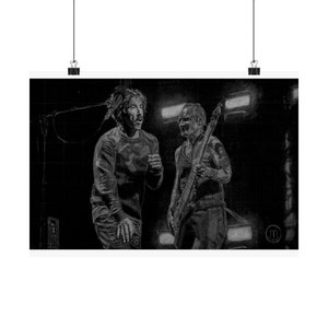 Horizontal Band Poster Red Hot Chili Peppers - Etsy