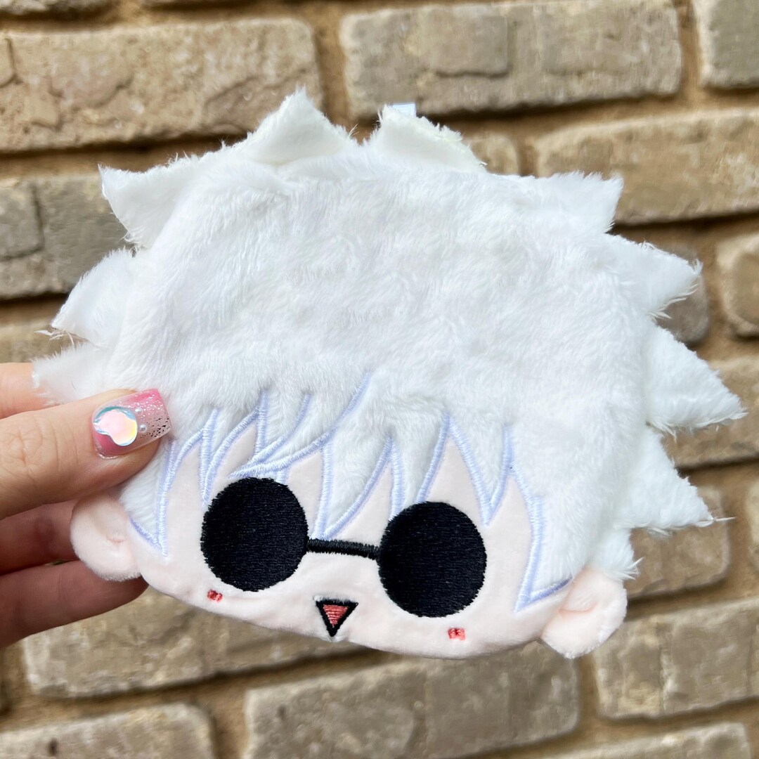 Satoru Gojo Plush Coin Purse - Hanging Keychain Wallet Pouch - JJK ...