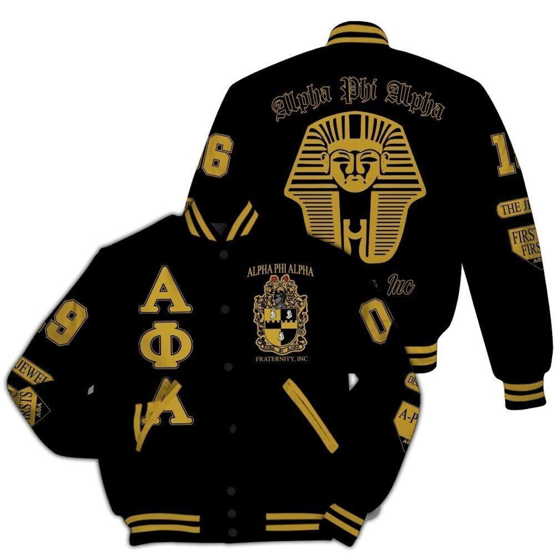 Alpha Phi Alpha Varsity Jacket, APA Crown of the Sand APA Sphinx 1960 ...