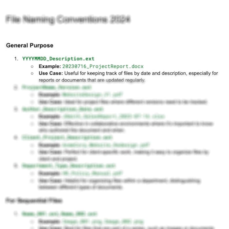Digital PDF: Comprehensive File Naming Conventions Guide - Etsy
