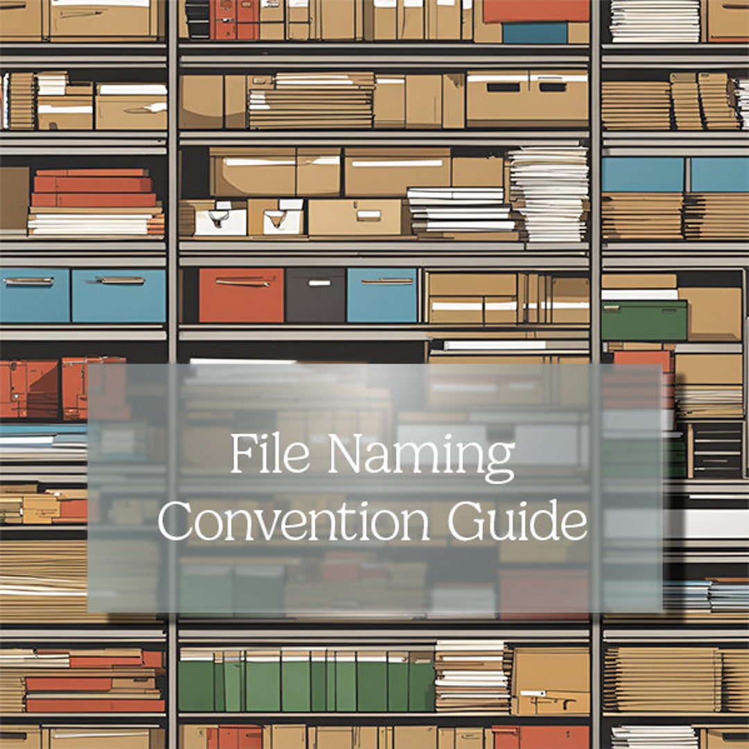 Digital PDF: Comprehensive File Naming Conventions Guide - Etsy