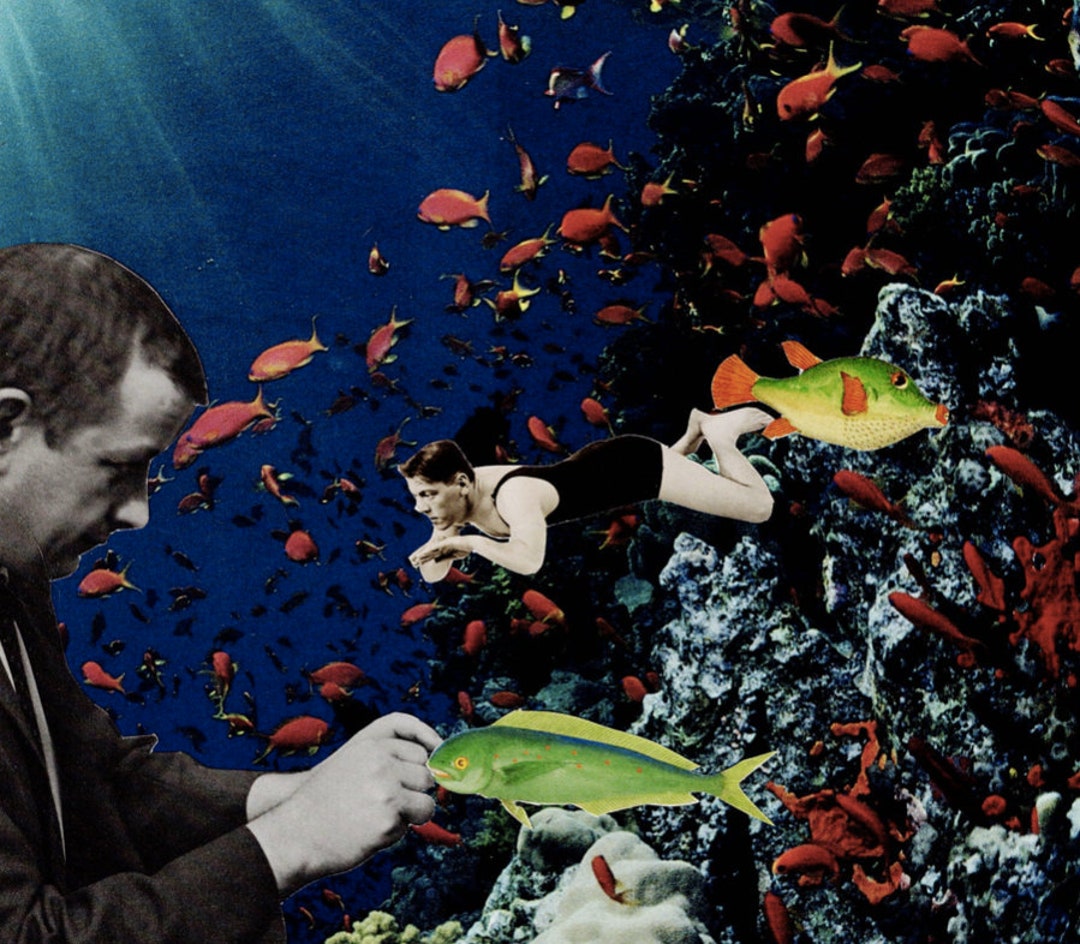 Deep Dive Collage - Etsy