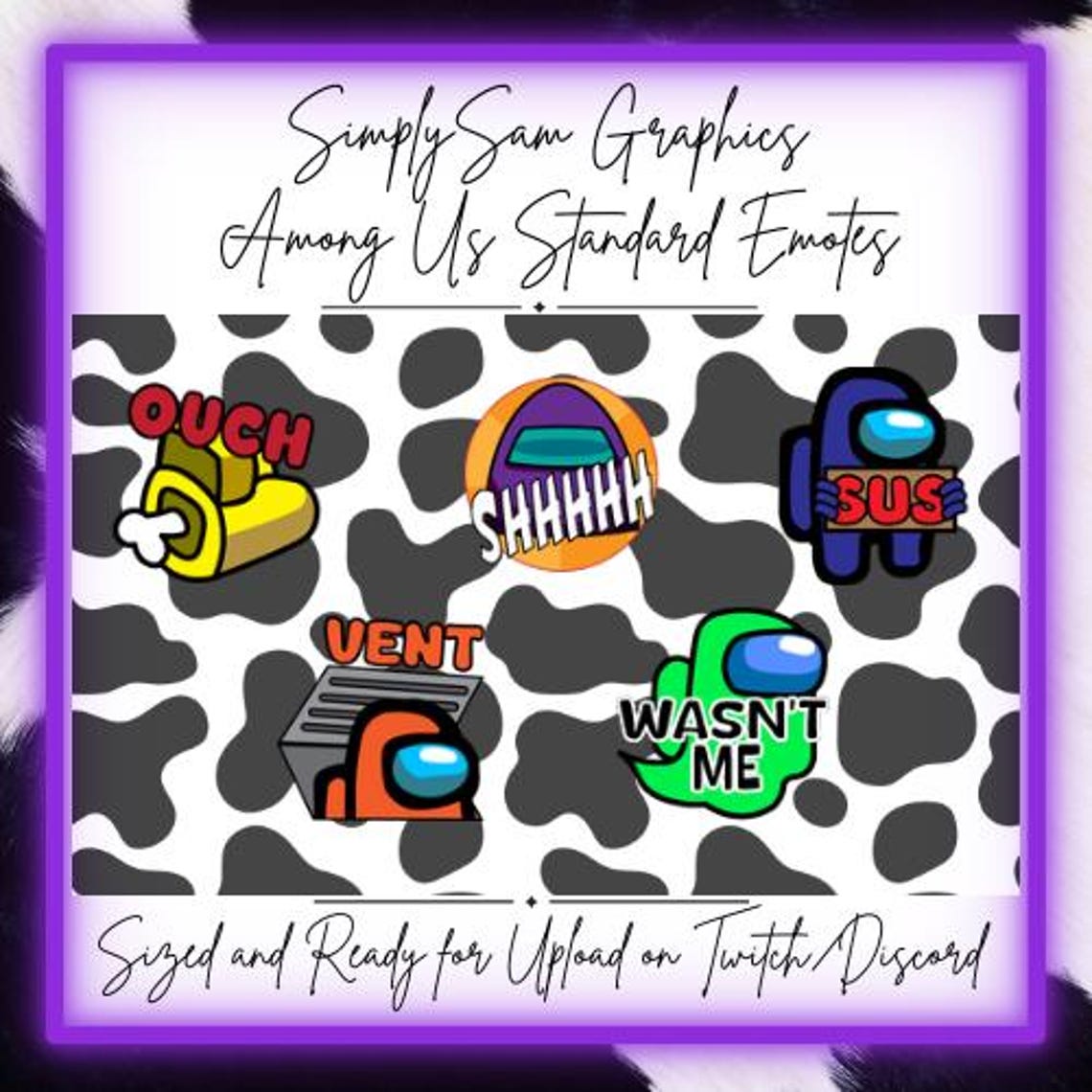 Among Us Twitch Emotes - Etsy