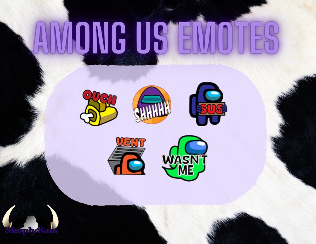 Among Us Twitch Emotes - Etsy