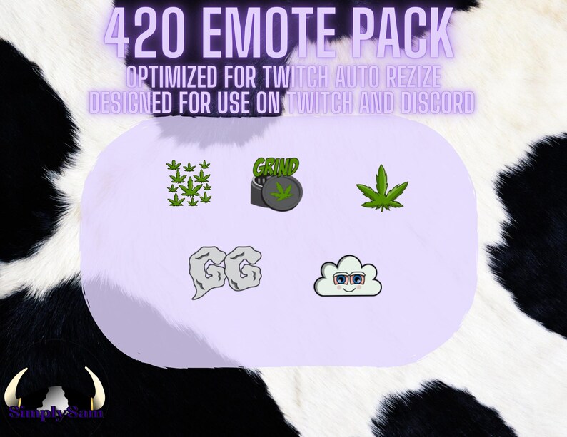 420 Emote Pack - Etsy