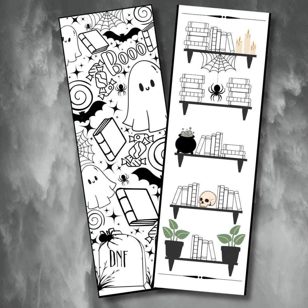 Printable Bookmark Boooookmarks - Etsy