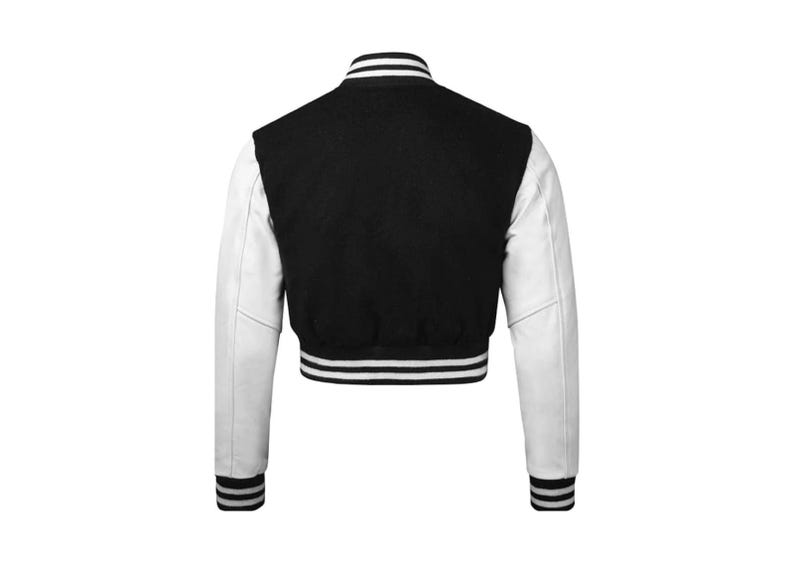 WOMEN CROPPED JACKET| Crop Varsity Jacket| Customizable Letterman ...