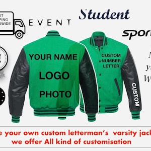 Make Your Own Custom Letterman Varsity Jacket Custom Hooded Jacket ...