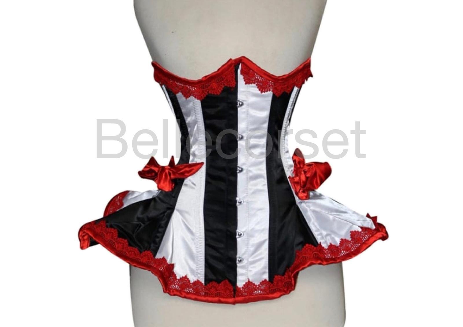 UNDERBUST CORSET| COMFORT Satin Corset|steel Boned Underbust Corset ...