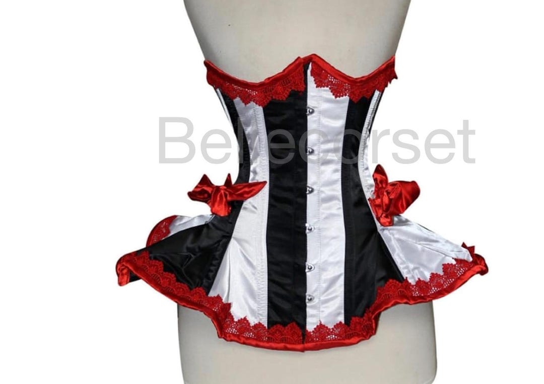 UNDERBUST CORSET| COMFORT Satin Corset|steel Boned Underbust Corset ...