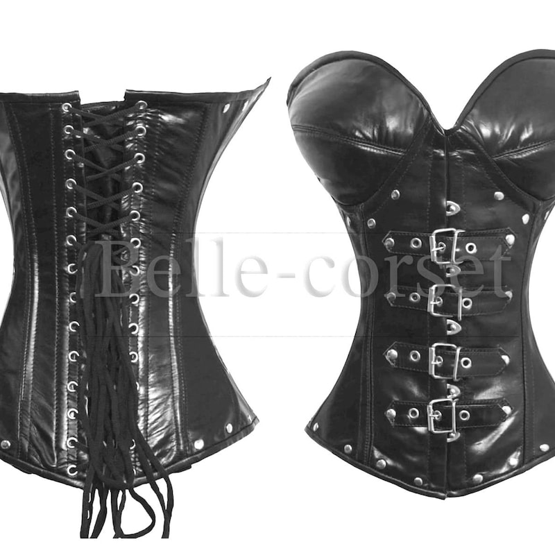 Leather Bustier - Etsy