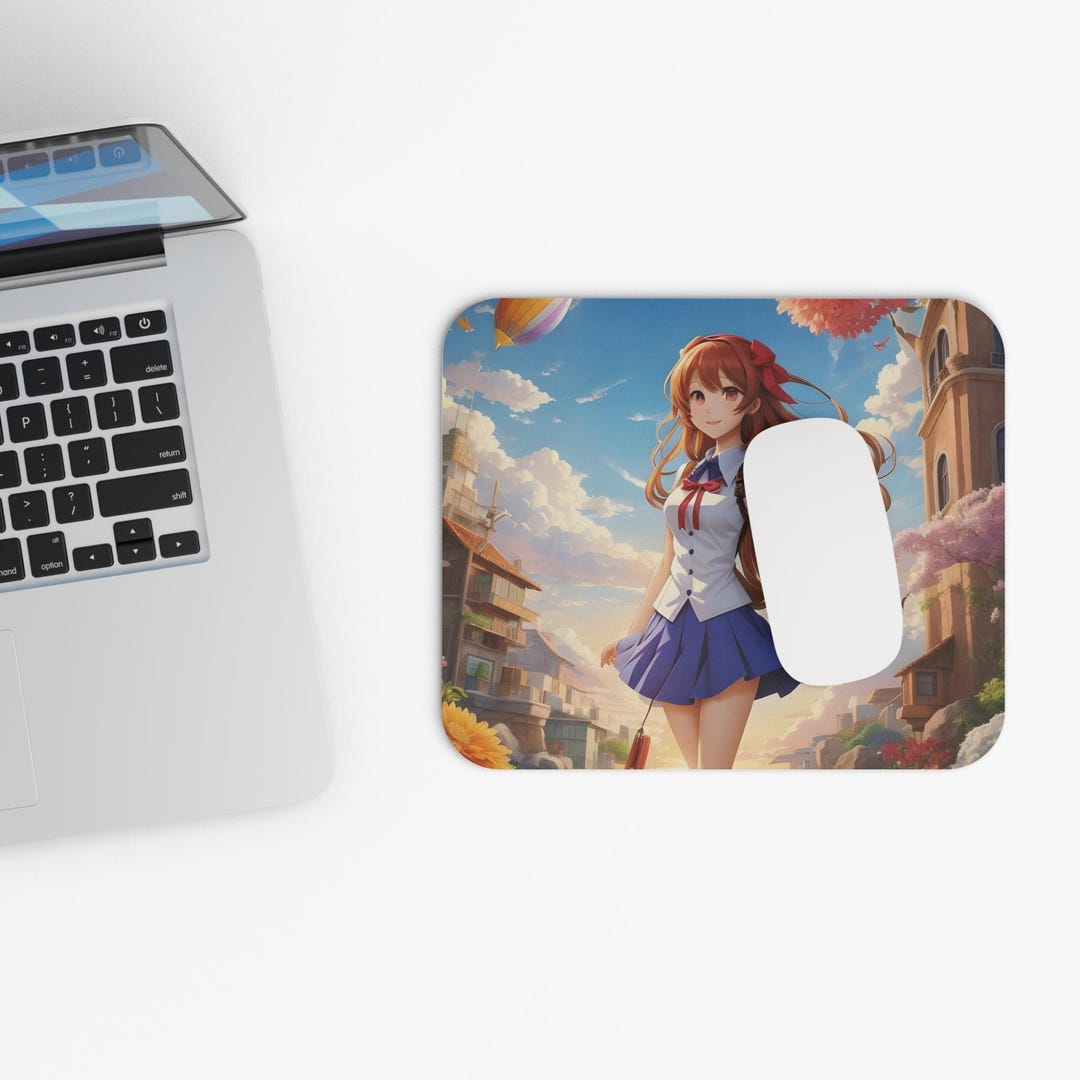 Anime Themed Mouse Pad, Cute Desk Accessory for Students, Gamers ...