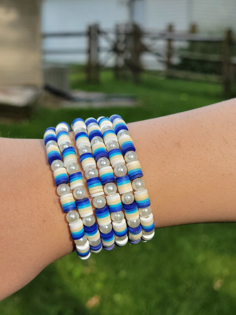 Ocean Breeze Beaded Bracelet - Etsy