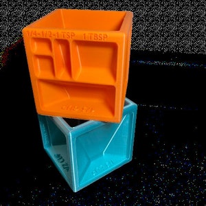 Bakers Cube Measuring Tool 3D Printed - Etsy