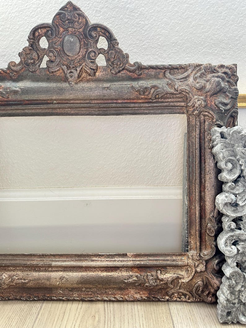 Altered Frame, Art Frame, Antique Swedish Upcycled Picture Frame ...