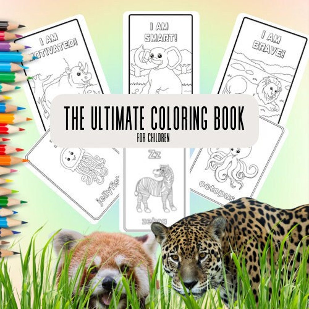 The Ultimate Coloring Book Coloring Book for Kids Animal Coloring Book ...