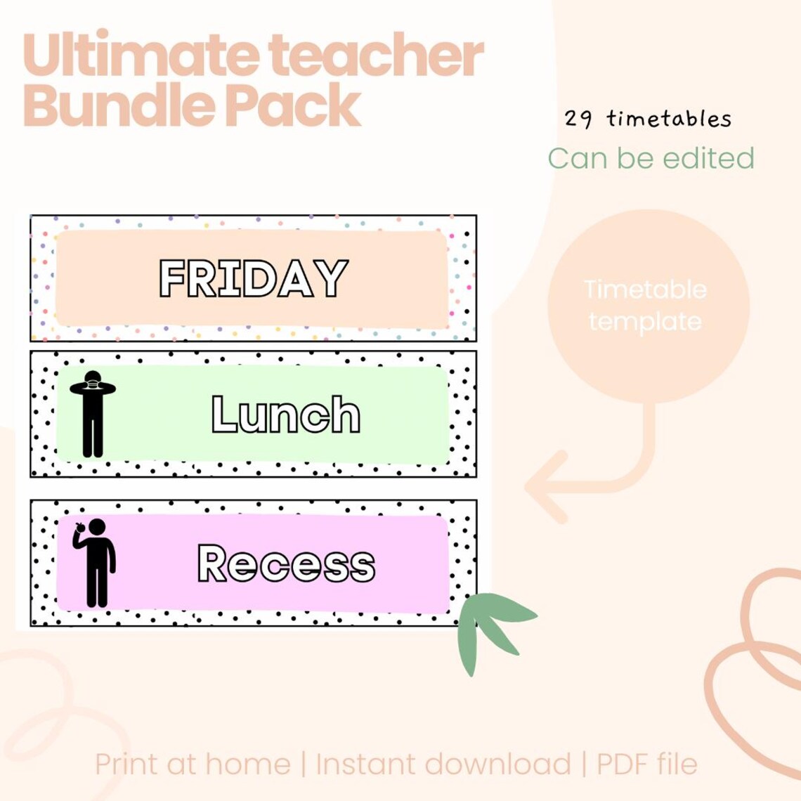 Ultimate Teacher Bundle Pack Back to School Teacher Pack Digital ...