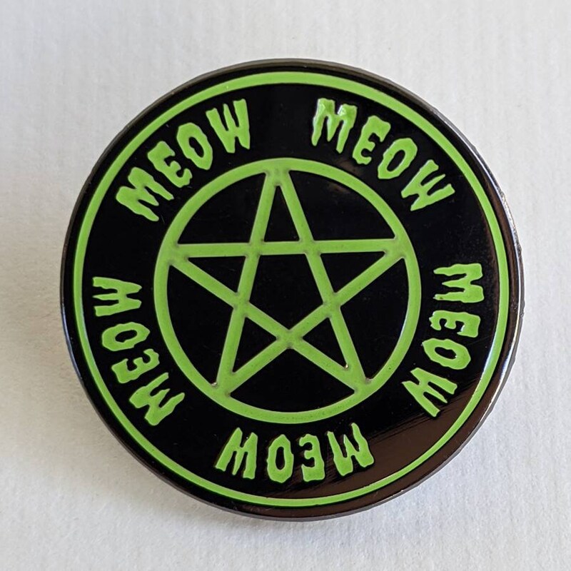 Pentagram Pin - Etsy