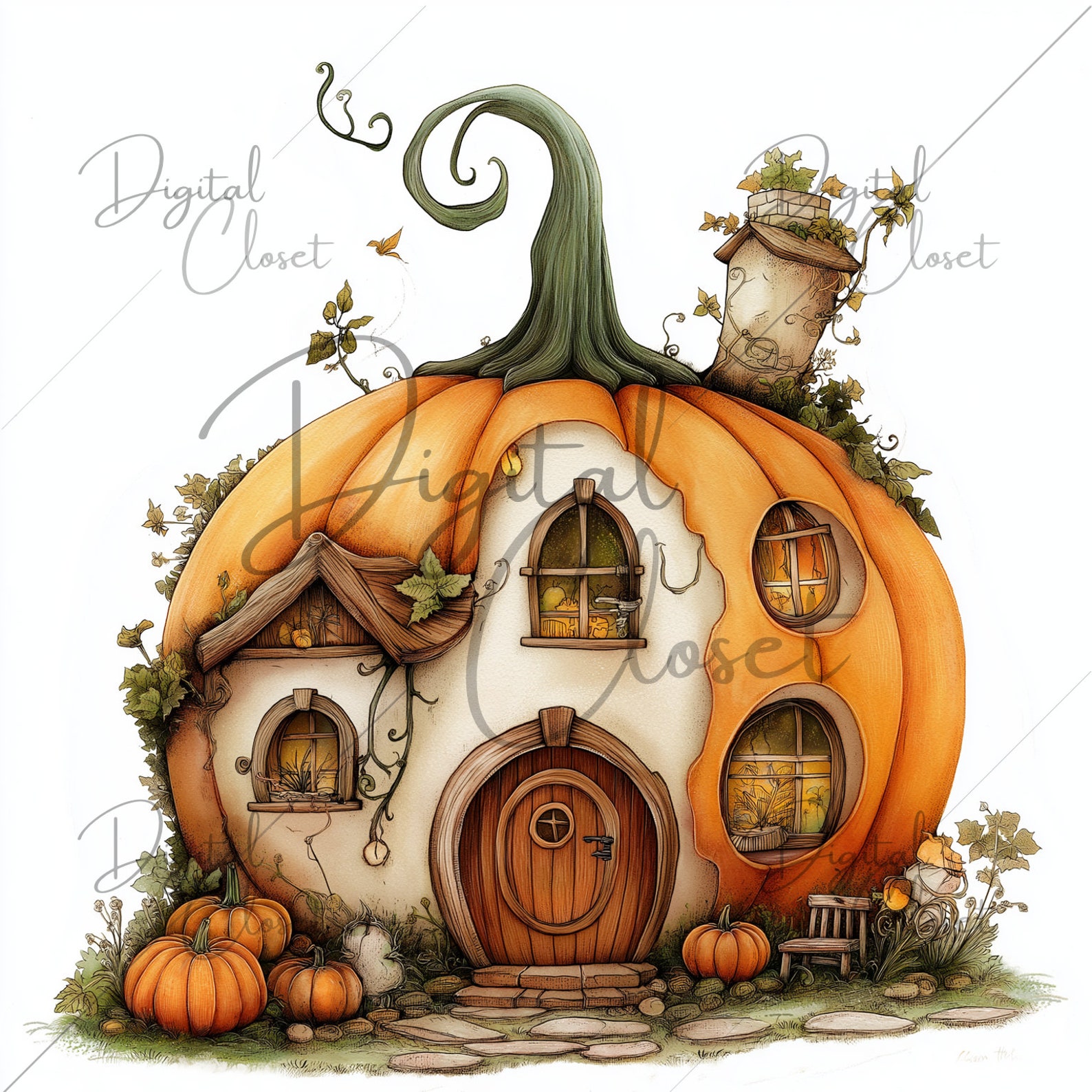 40 Pumpkin Houses - Various Shapes and Sizes in Shades of Pink to ...