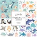 20 Sets of Cute Sea Animals Sticker Sheet, Cute Nursery Art, Clipart ...