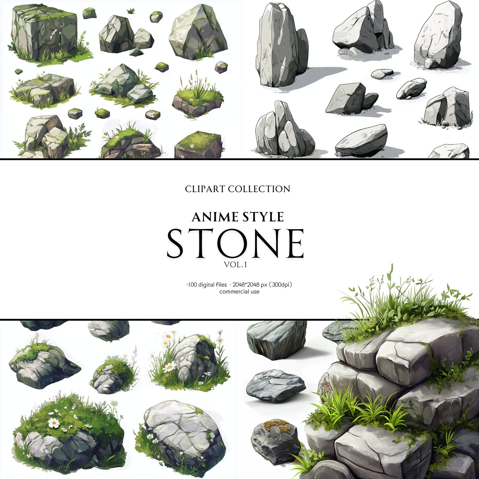 Rock Collection Clipart