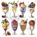 30 Sets of Ice Cream Clipart - Illustrations - Chocolate Sundae ...