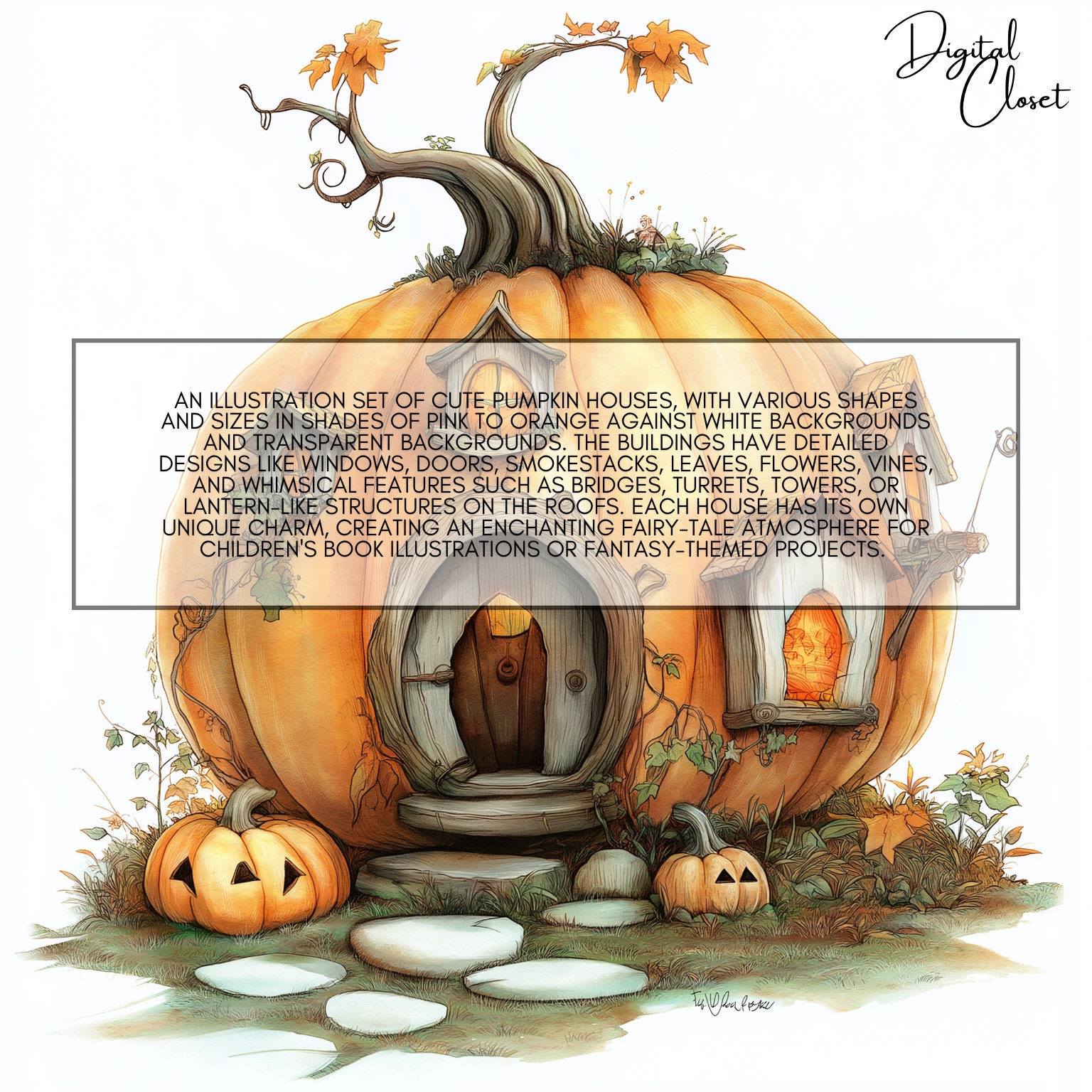 40 Pumpkin Houses - Various Shapes and Sizes in Shades of Pink to ...