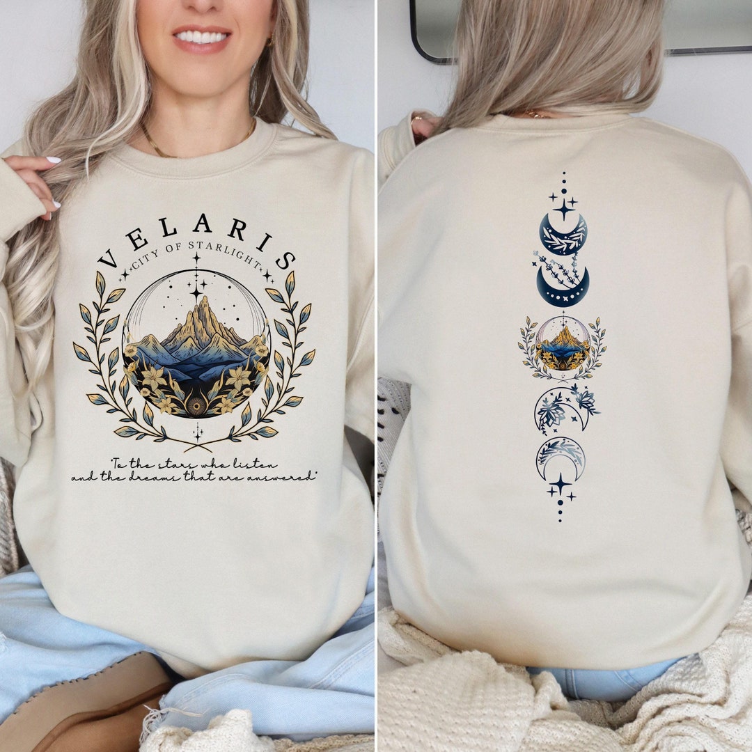 Velaris Sweatshirt the Night Court Velaris City of Starlight Sweater ...